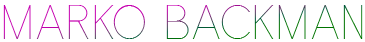 Marko Backman